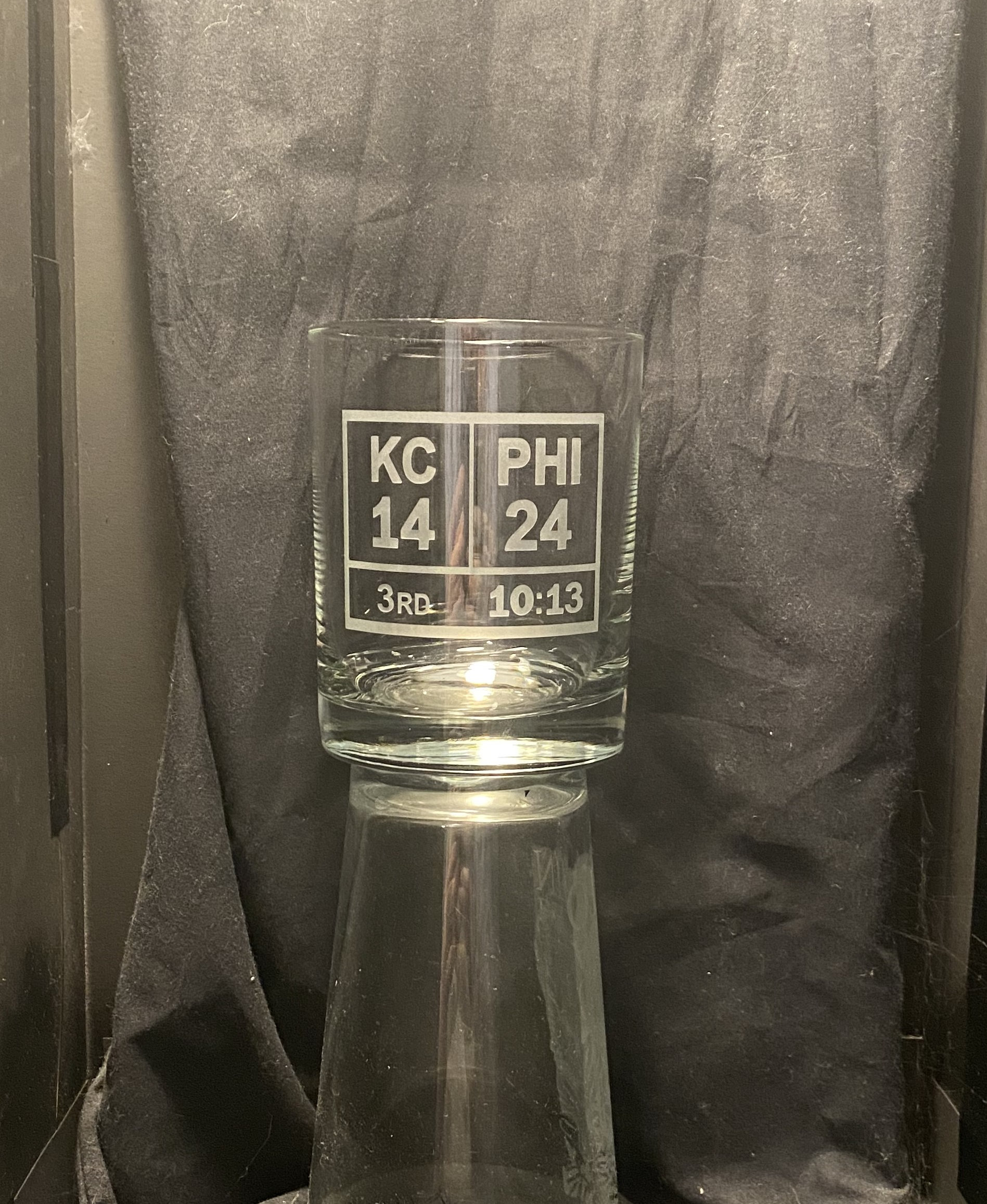 Kansas City Pro Football Fan Glass one 2023 Championship Game - Etsy
