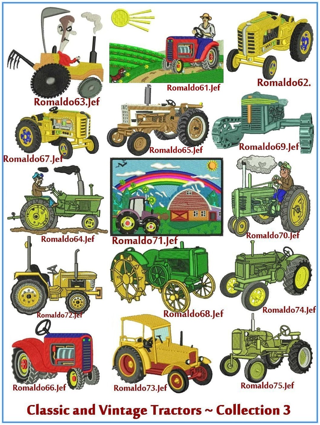 Tractors - Classic and Vintage: Collection 3 - Etsy