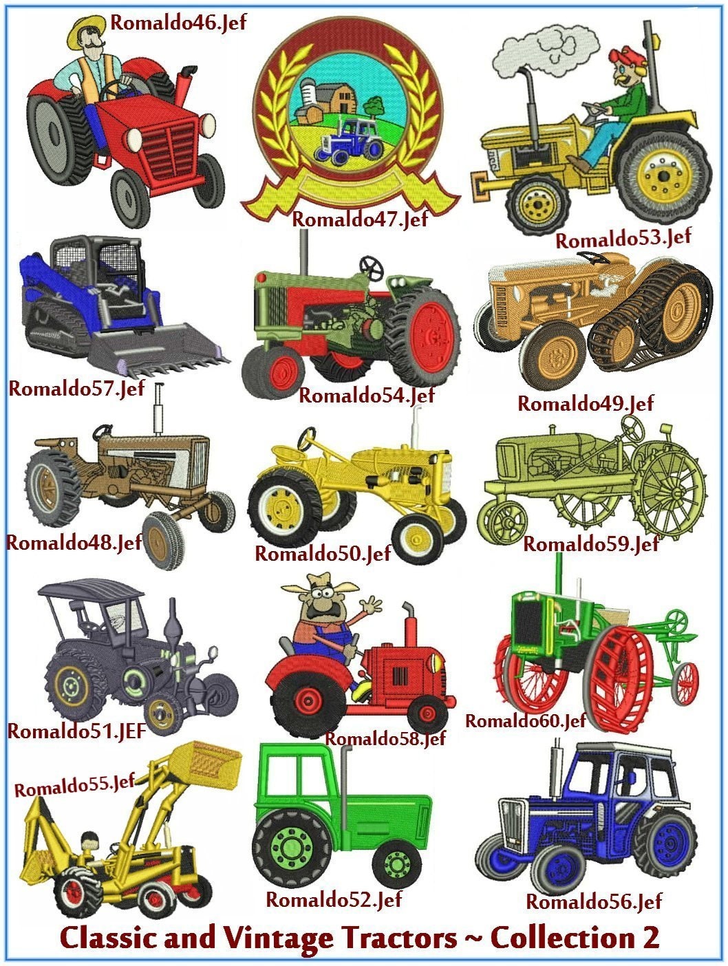 Tractors - Classic and Vintage: Collection 2 - Etsy