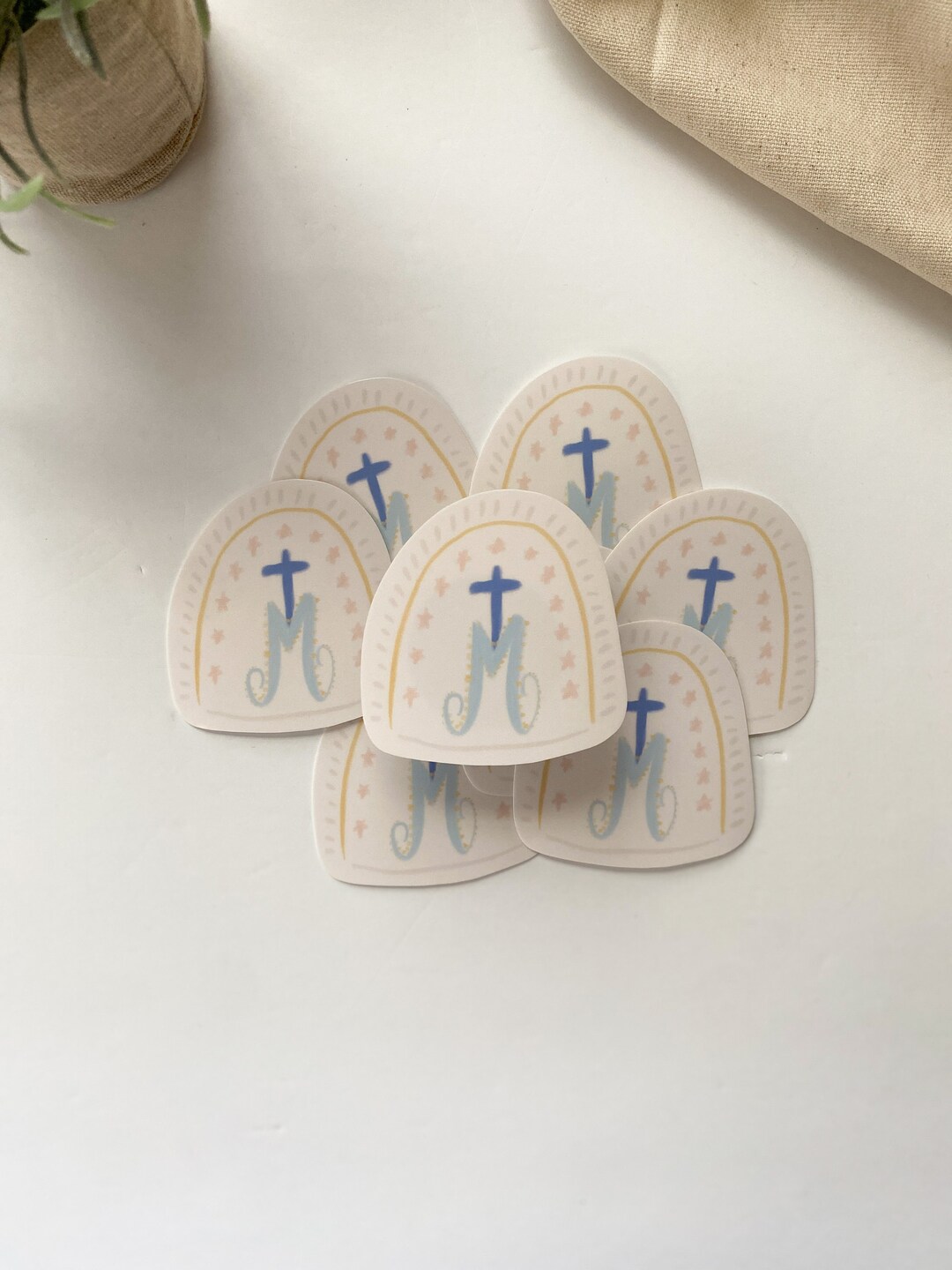 Miraculous Medal Sticker / Catholic / Catholic Sticker - Etsy