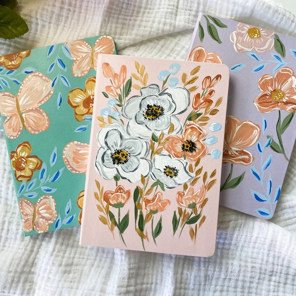 Painted Journal - Etsy