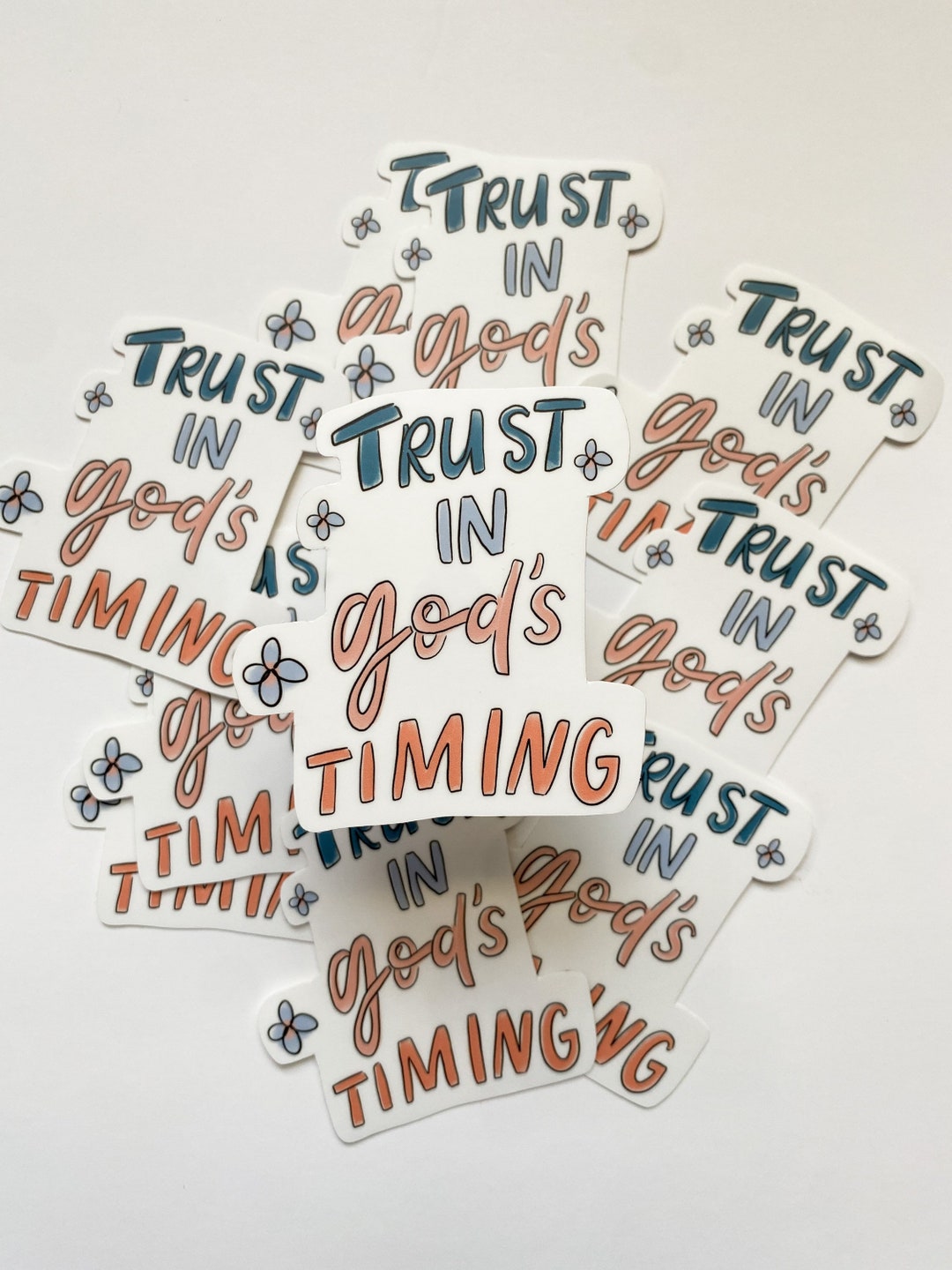 Trust in Gods Timing Sticker - Etsy