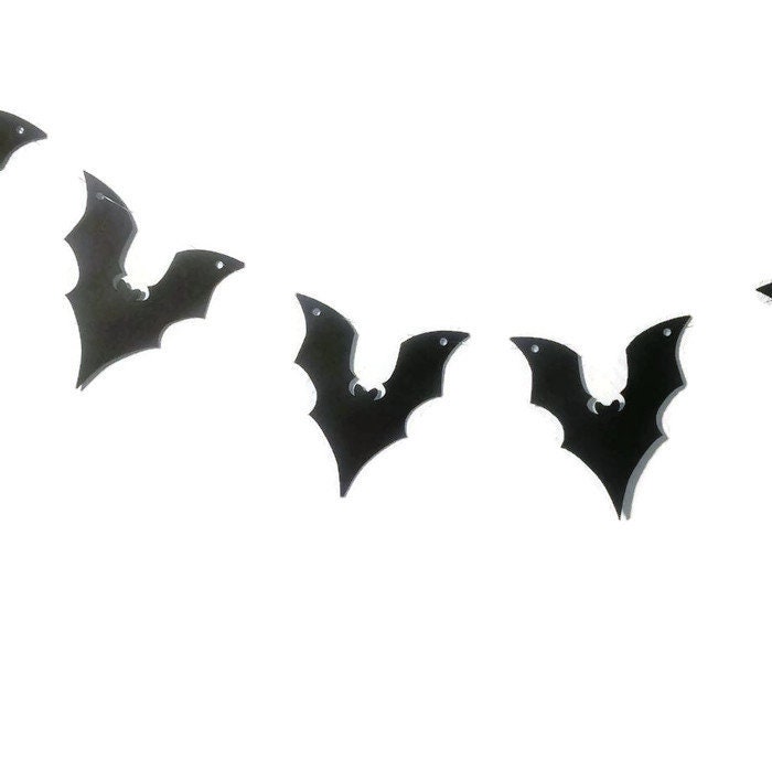 Mini Bat Banner Halloween Bat Banner Bat Party Banner - Etsy