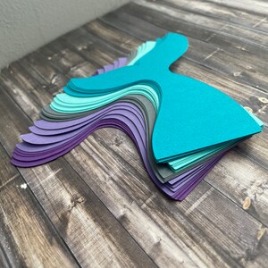Paper Mermaid Tails Die Cuts - Etsy