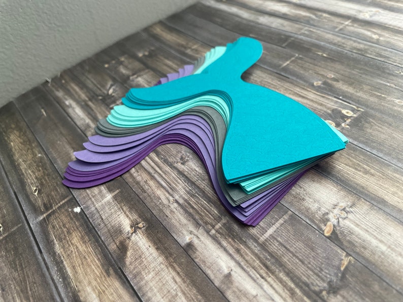 Paper Mermaid Tails Die Cuts - Etsy