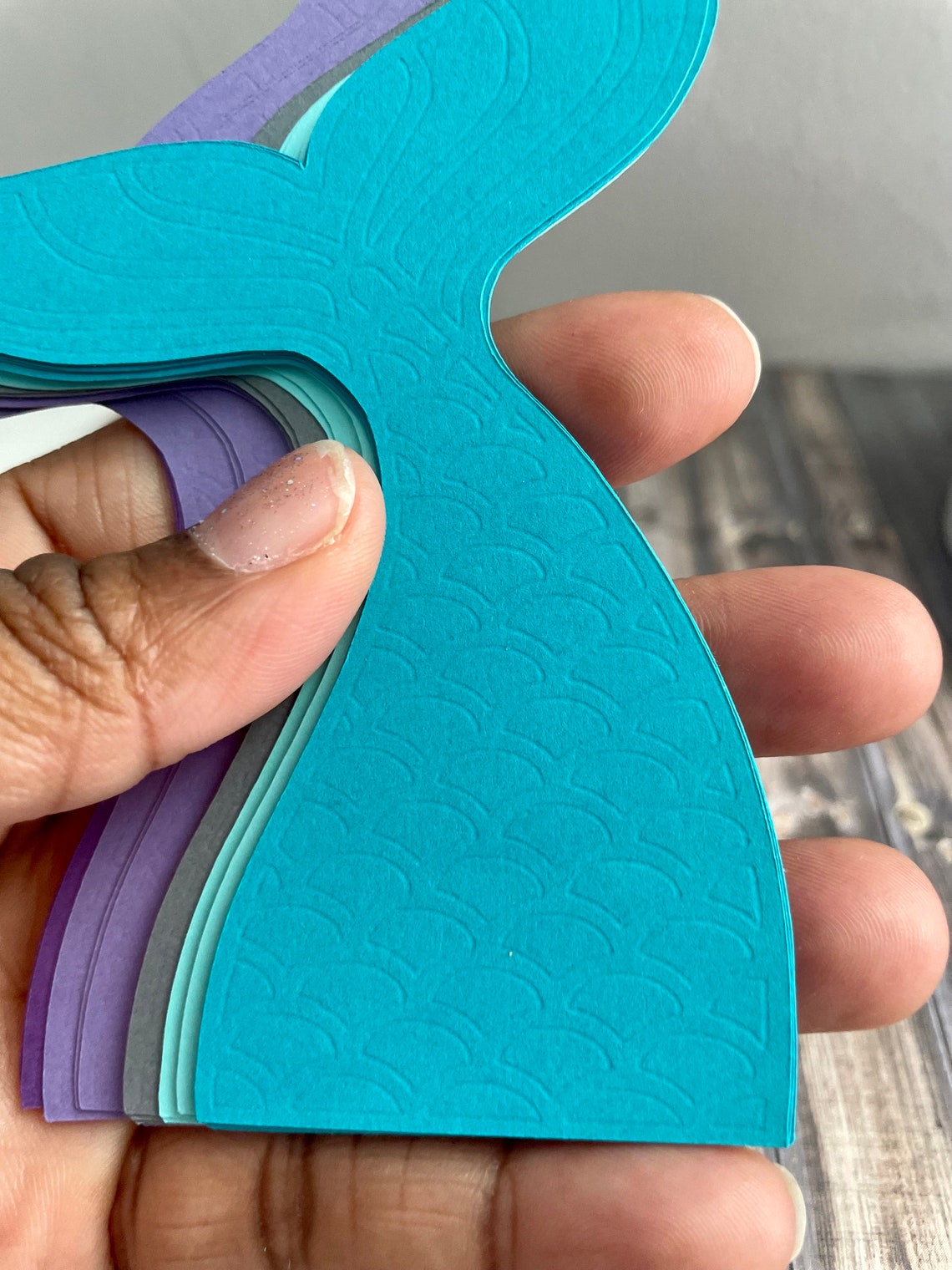 Paper Mermaid Tails Die Cuts - Etsy