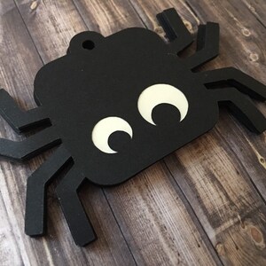 Black Spider Halloween Gift Tags, Spider Gift Bag Tags, Halloween Party ...
