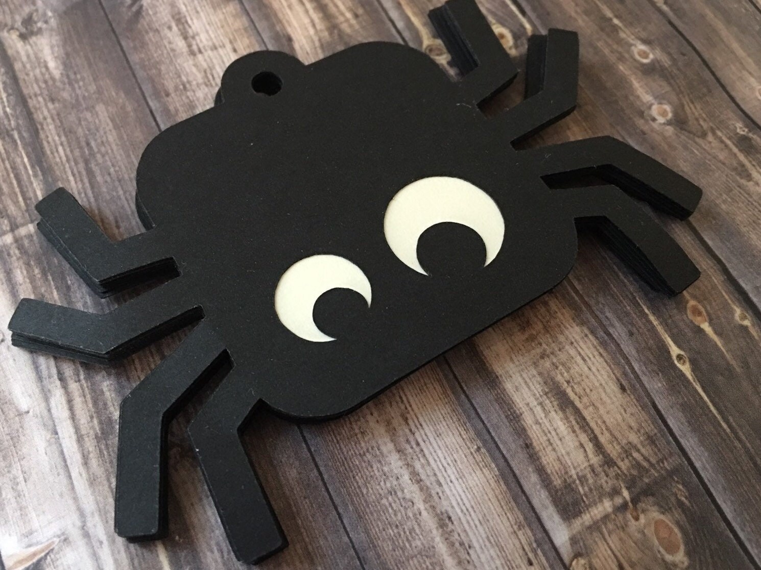 Black Spider Halloween Gift Tags Spider Gift Bag Tags - Etsy