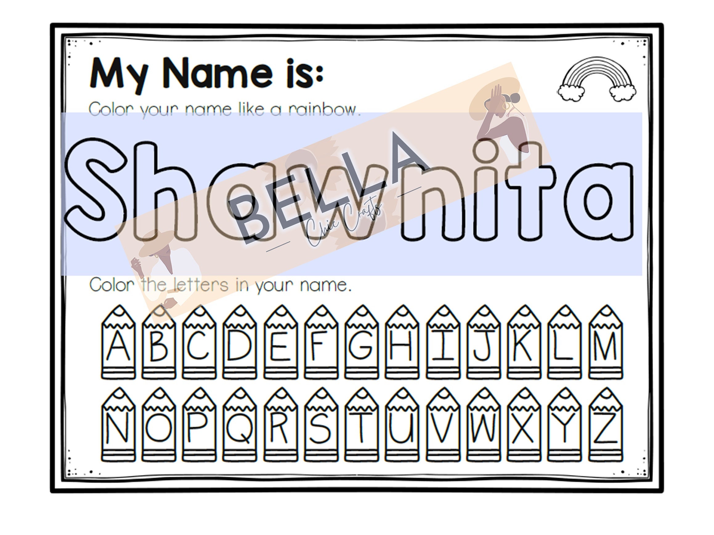 Editable Writing Activities-name Practice Pack-eight Writing Activities ...