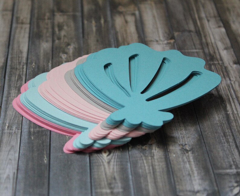 Mermaid Sea Shell Die Cut, Mermaid Baby Shower, Seashell Party ...