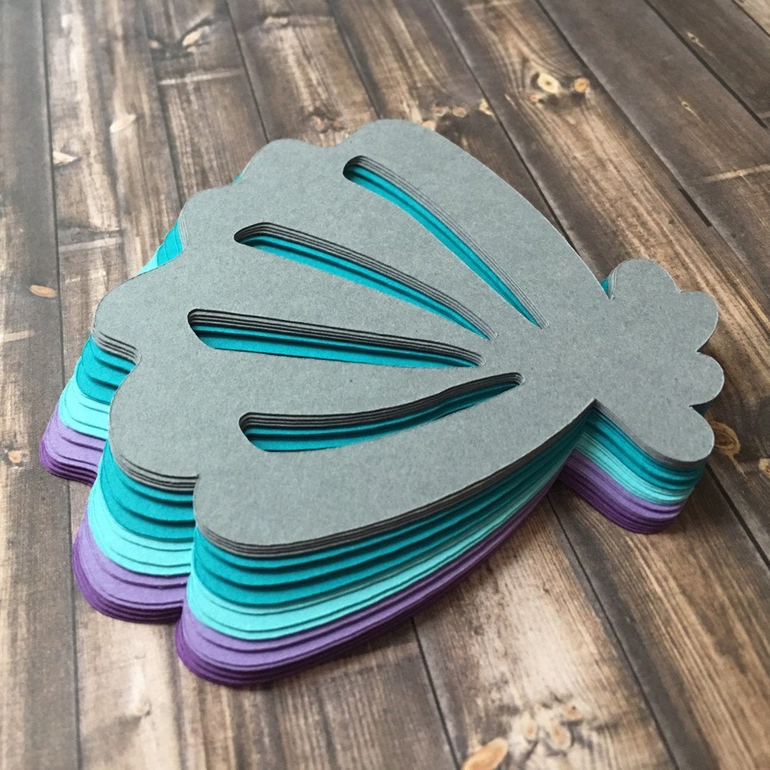 Mermaid Sea Shell Die Cuts - Etsy