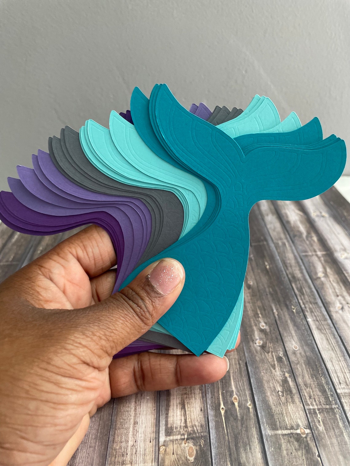 Paper Mermaid Tails Die Cuts - Etsy