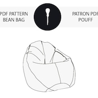 2 Sizes Bean Bag Pattern PDF. - Etsy
