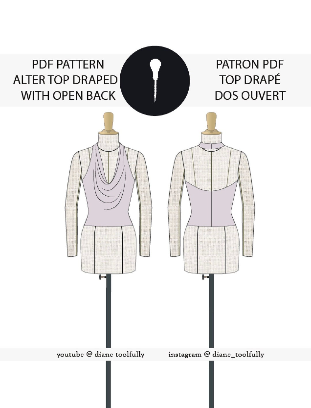 Licou Patron PDF Alter Top Pattern. - Etsy