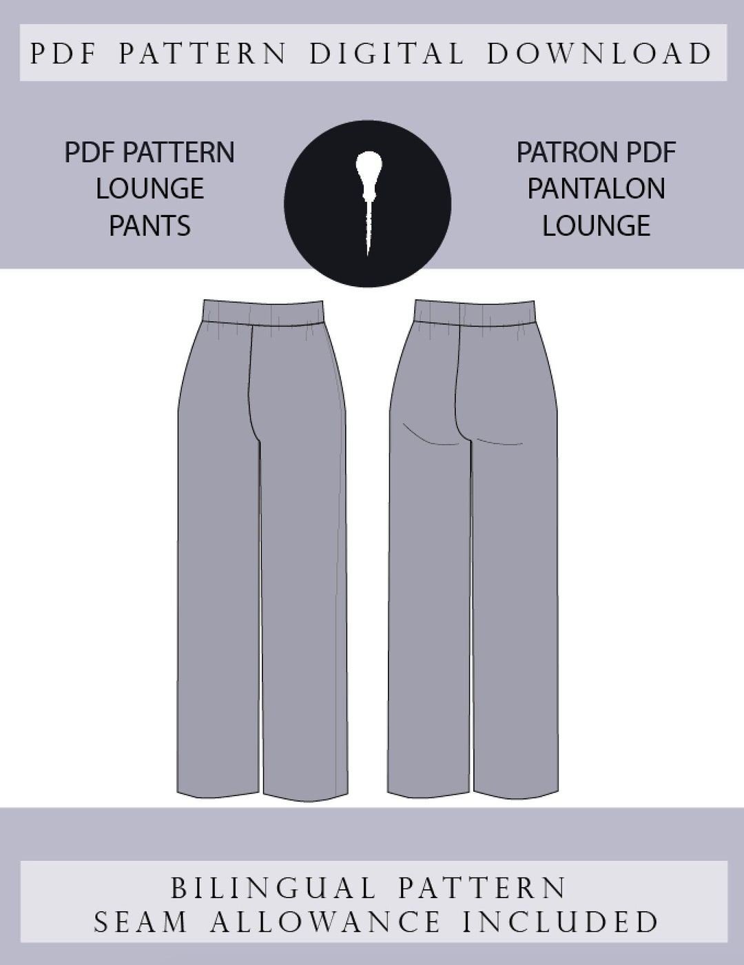 Lounge Pants Pattern PDF Lounge Pants Pattern. - Etsy