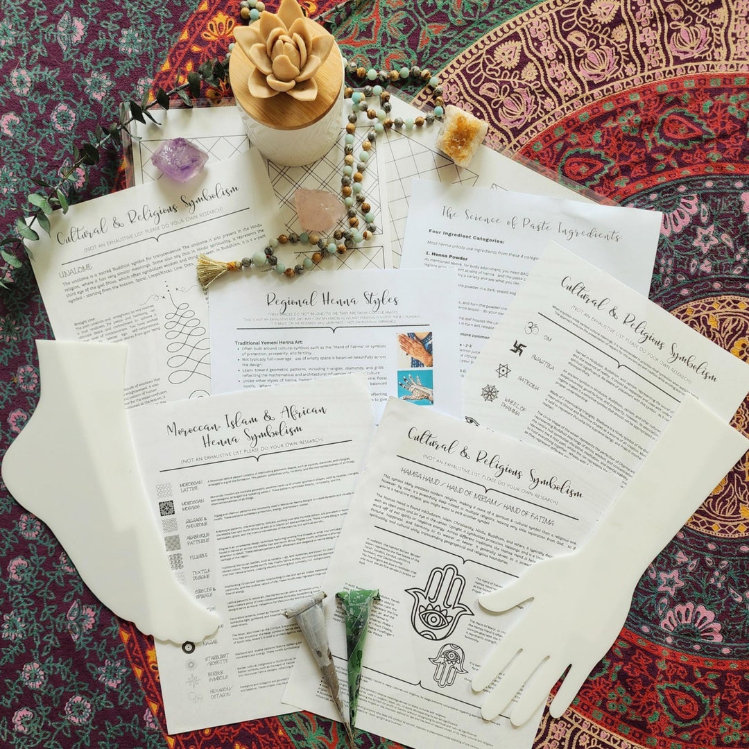 4-week Henna Course - FOR HENNA ARTISTS - Teach and Learn Henna ...