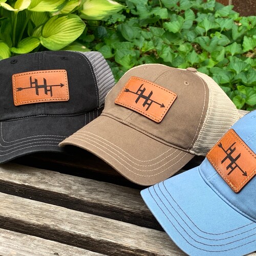 6 Custom Cattle Tag Hat Hat Cap Leather Engraved Leather - Etsy