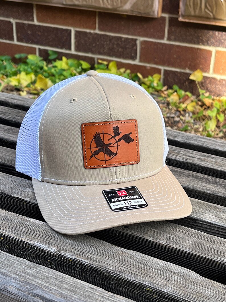 Richardson 112 Laser Engraved Leather Patch Hat Pheasant - Etsy