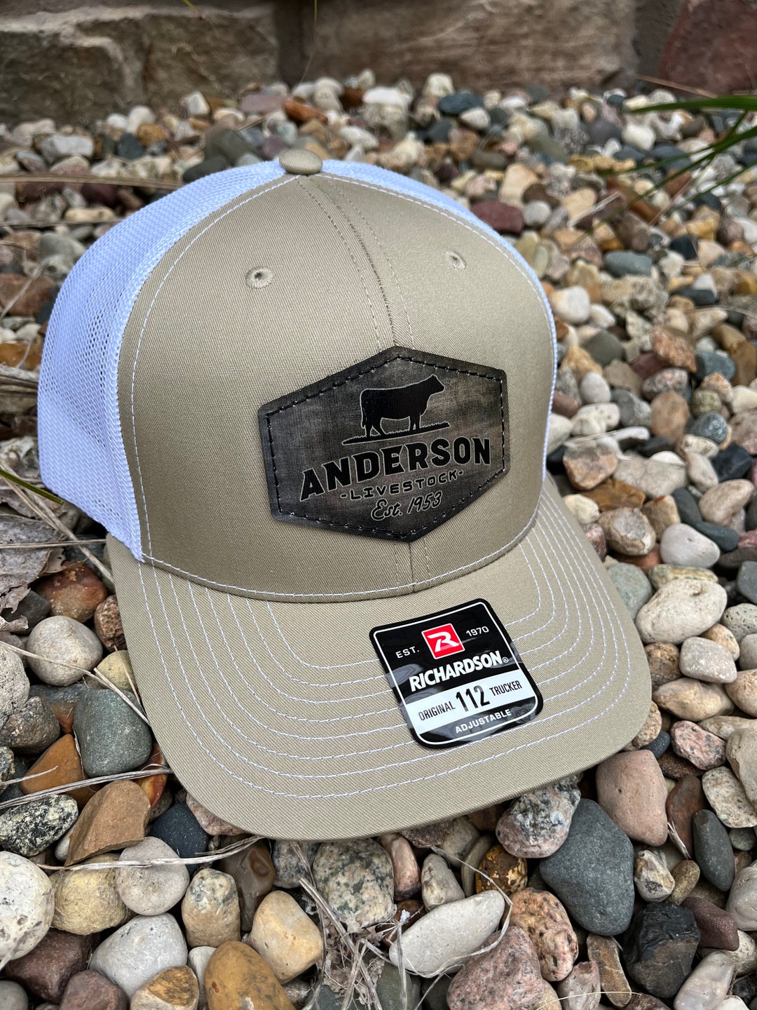 Custom Richardson 112 Digitally Printed Leather Patch Hat- Personalized ...