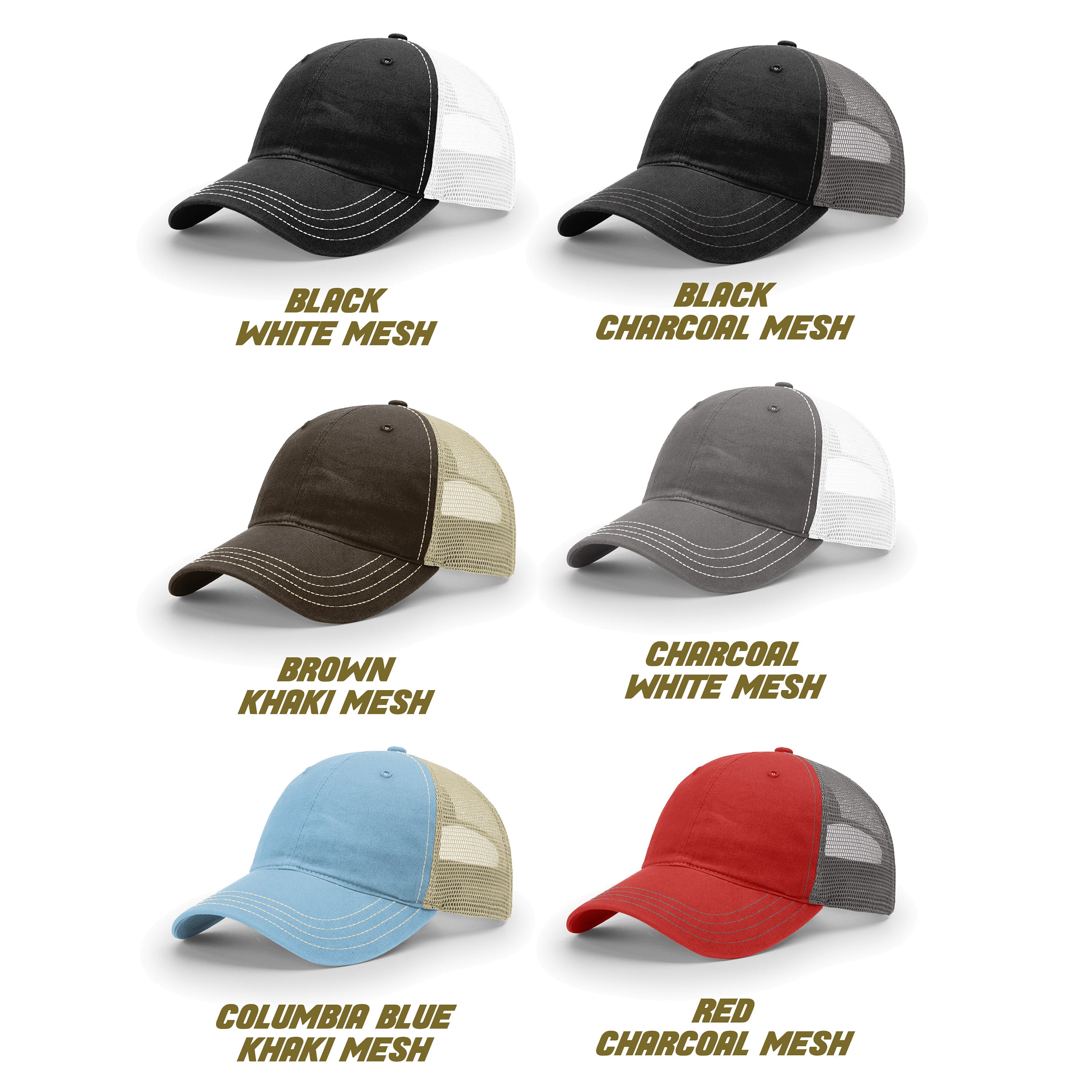 Richardson 111 Laser Engraved Leather Patch Unstructured Hat- Custom ...