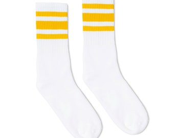 Old School Vintage Retro Crew Tube Socks Teal Striped Socks - Etsy