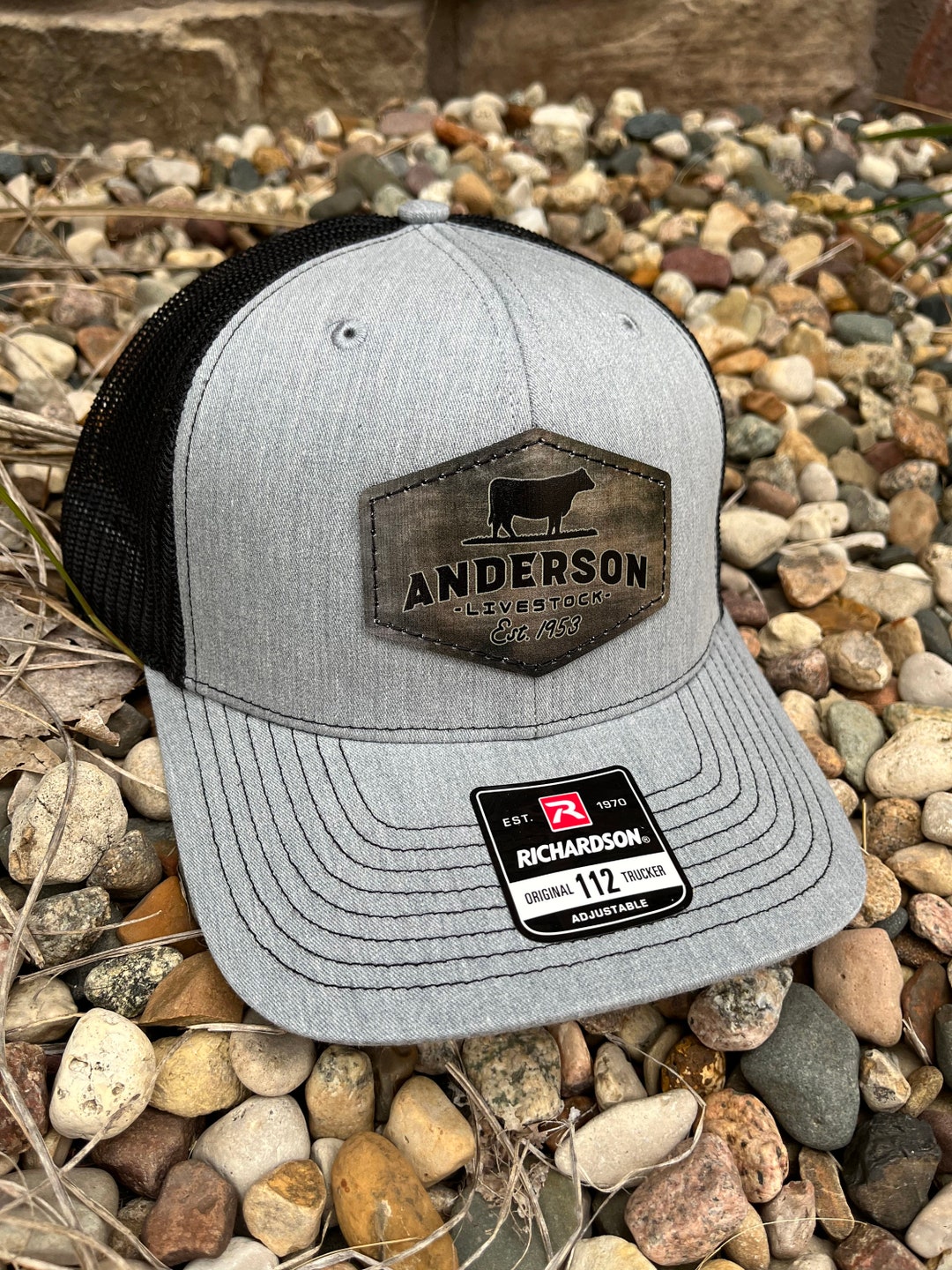 Custom Richardson 112 Digitally Printed Leather Patch Hat- Personalized ...