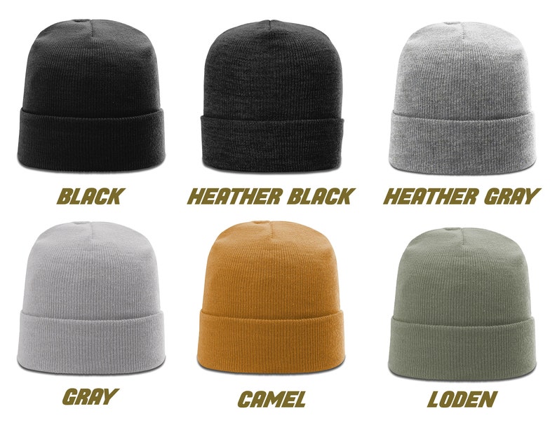 Richardson R18 Laser Engraved Leather Patch Stocking Hat Beanie- Show ...