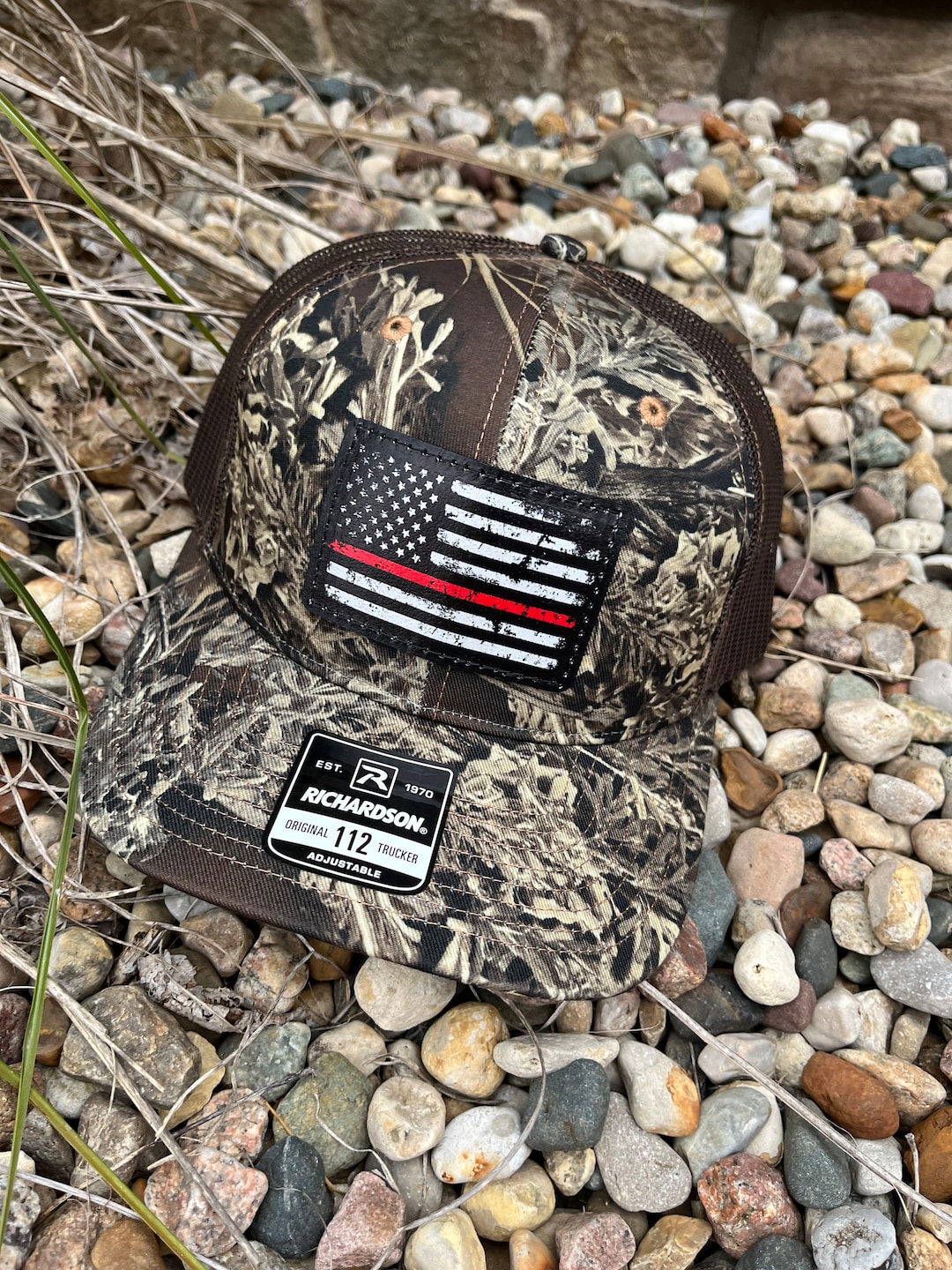 Thin Red Line Richardson 112P Digitally Printed Leather Patch Hat ...