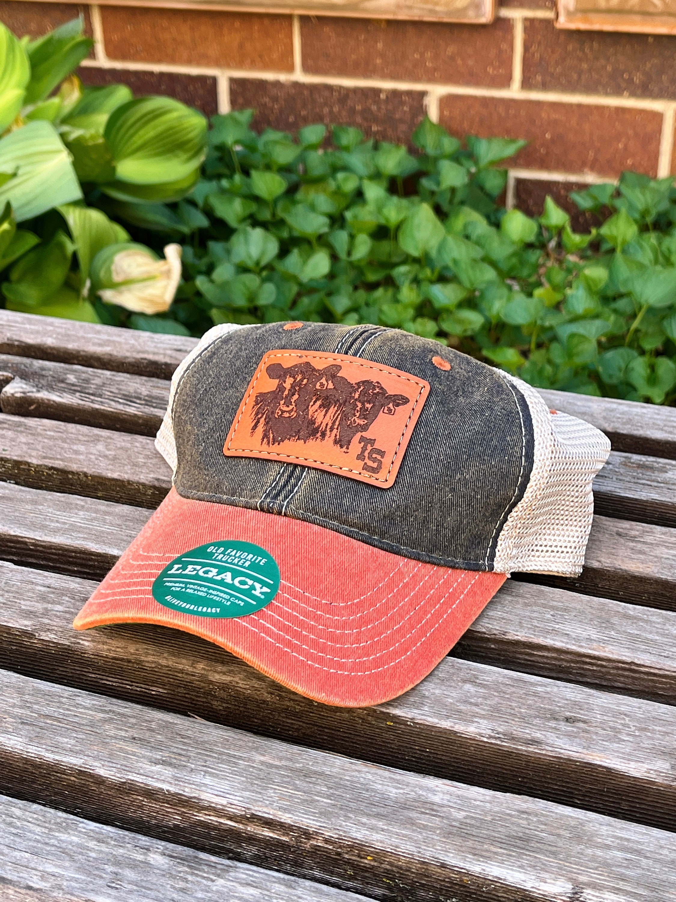 Customer Supplied Brand Legacy Hats OFA Laser Engraved Leather - Etsy