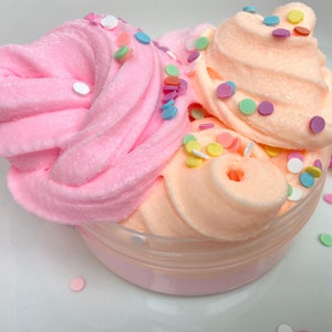 Candy Land Soft Serve Cloud Dough Slime Sweet Orange Scent - Etsy UK