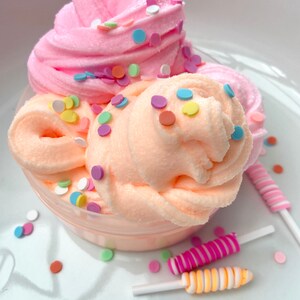 Candy Land Soft Serve Cloud Dough Slime Sweet Orange Scent - Etsy UK