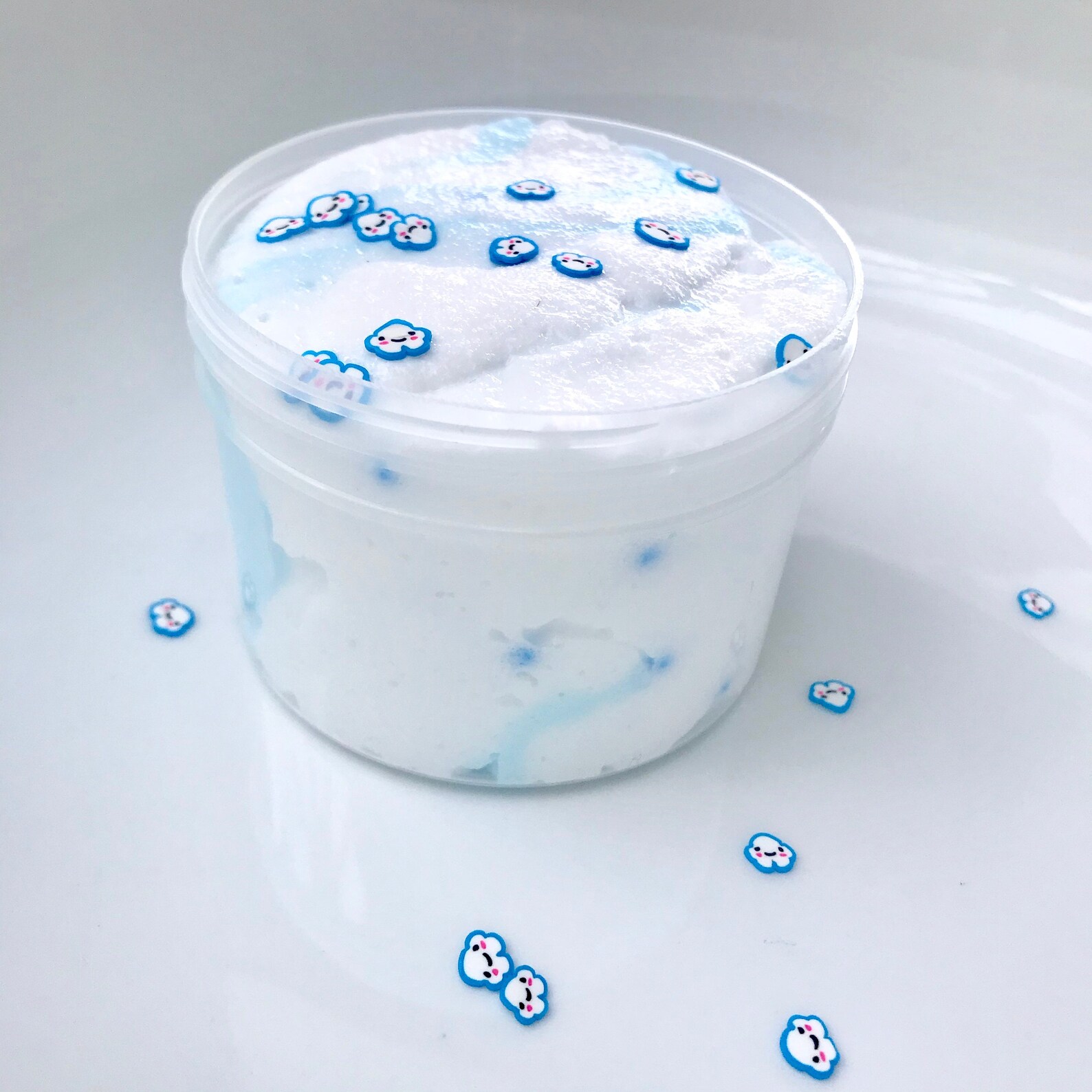 Cloudypuff Blue Cloud Dough Slime Fresh Laundry Scent UK Seller Present Toy Gift - Etsy UK