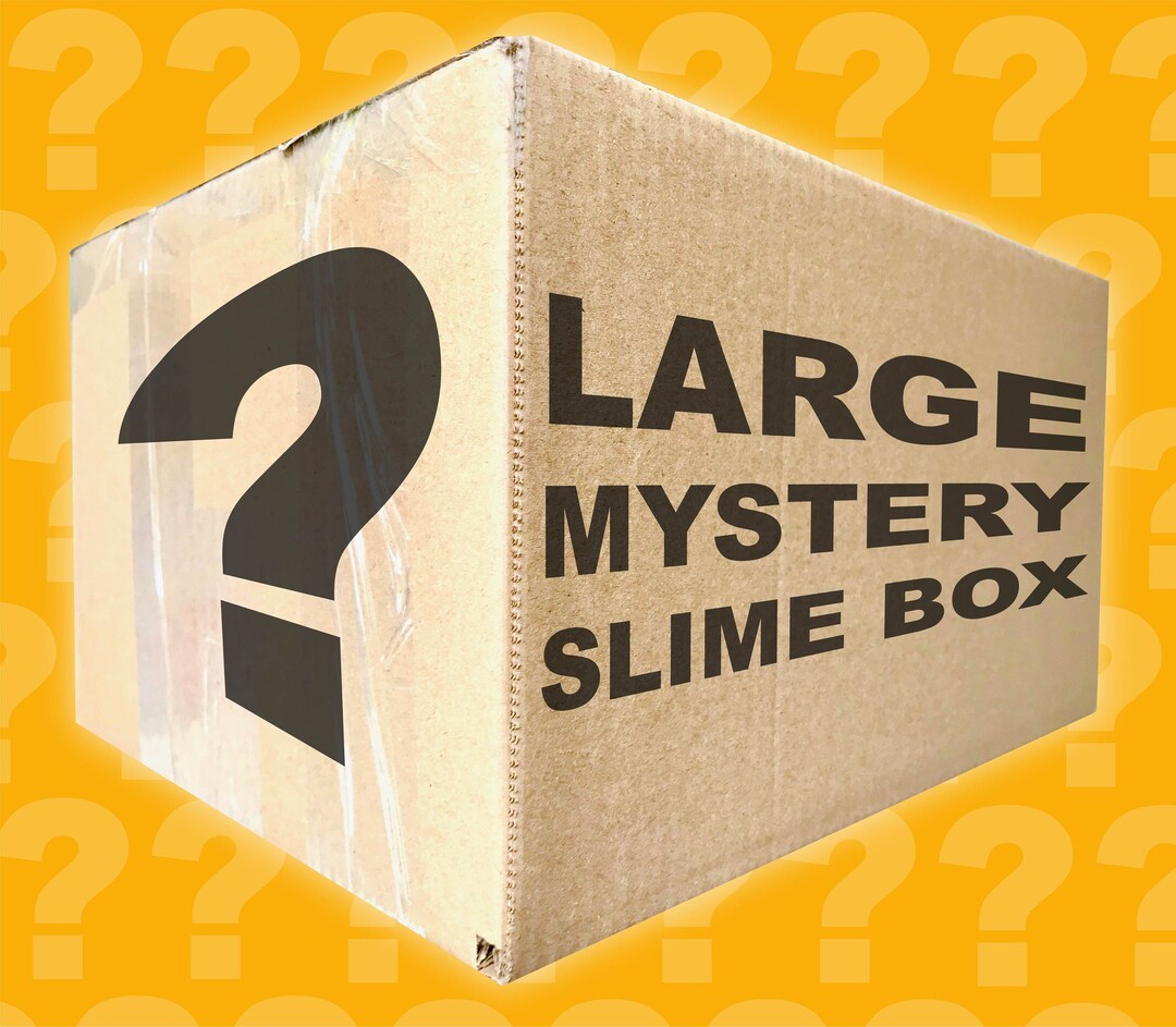 LARGE Mystery Slime Selection Box Butter Slay Clear Jelly Cube Bingsu ...
