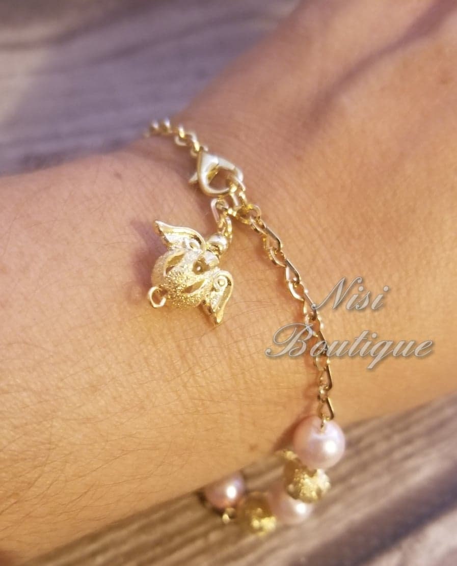 12 Pieces of Favors Beautiful Bracelets of Gold Color Any | Etsy