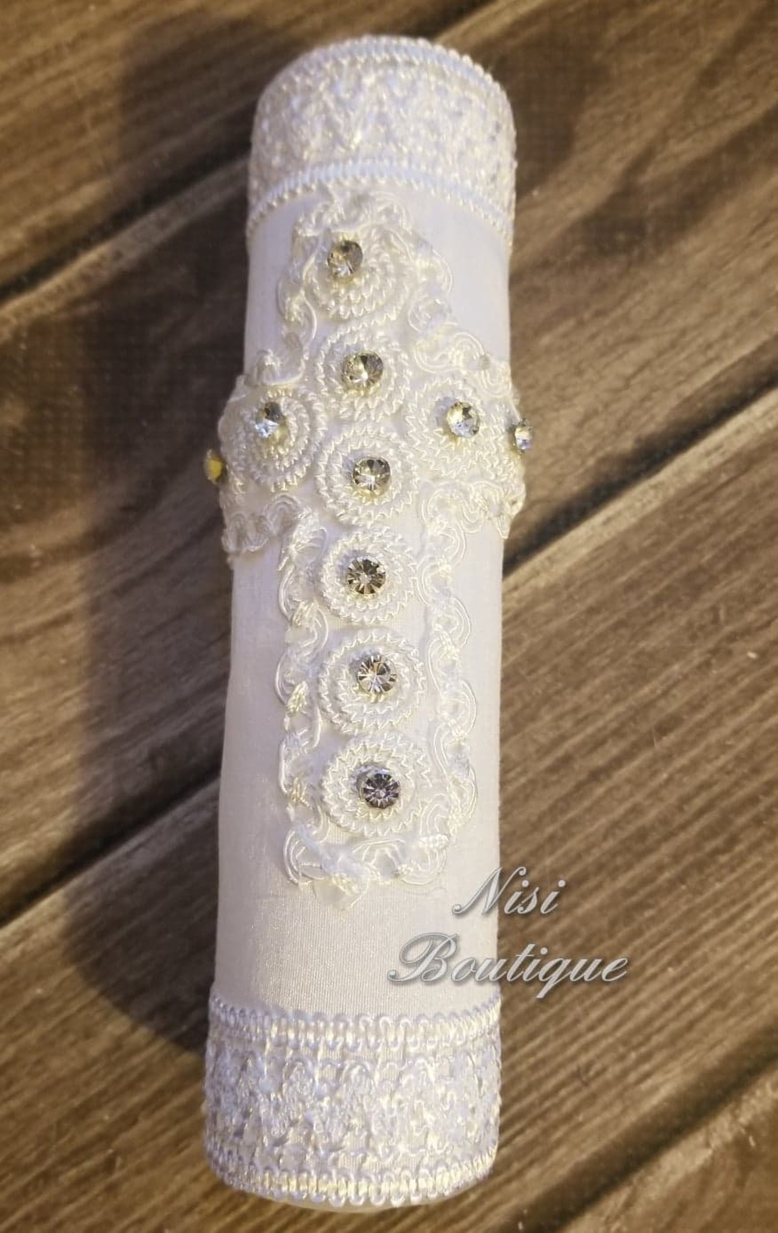 Beautiful Spanish Communion Candle Set, White Spanish Version First ...