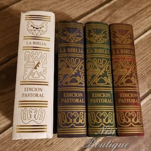 Free Shipping Holy Latin-american Catholic Bible in Spanish / La Biblia ...