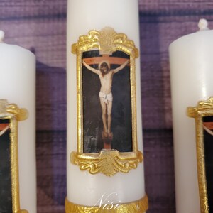 Free Shipping!! 6 Pieces Small Paschal Jesus Christ Candles ...