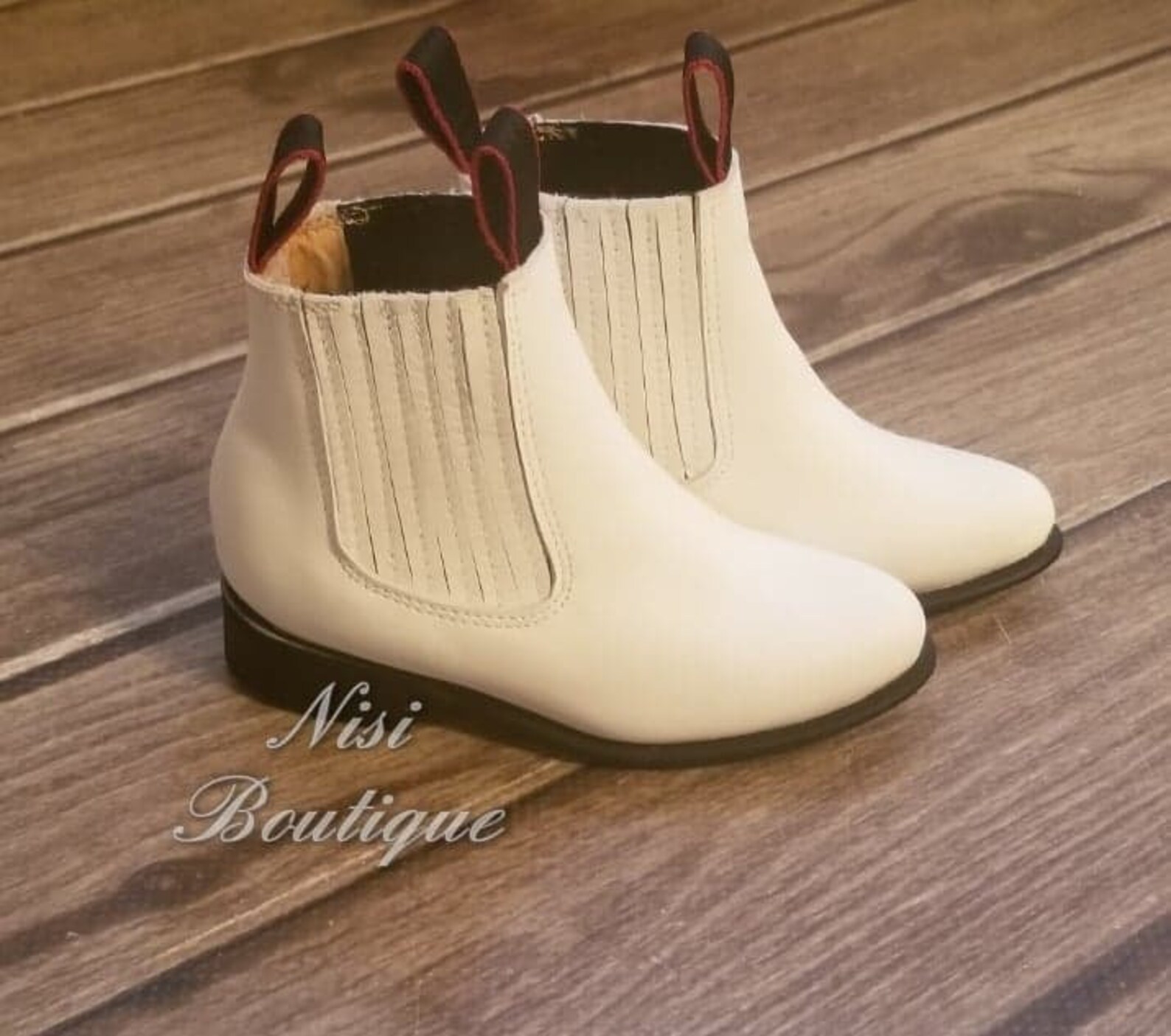 Charro White,beige or Black Boots, Finest Leather,mariachi Boots,baby ...