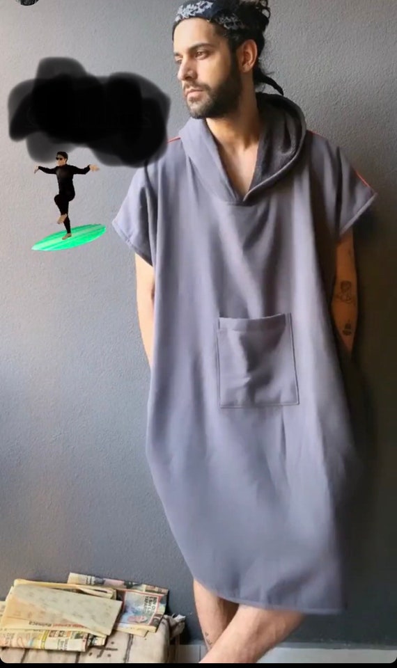 Surf Poncho Beach Poncho Towel Mens Surf Poncho Surf Towel | Etsy