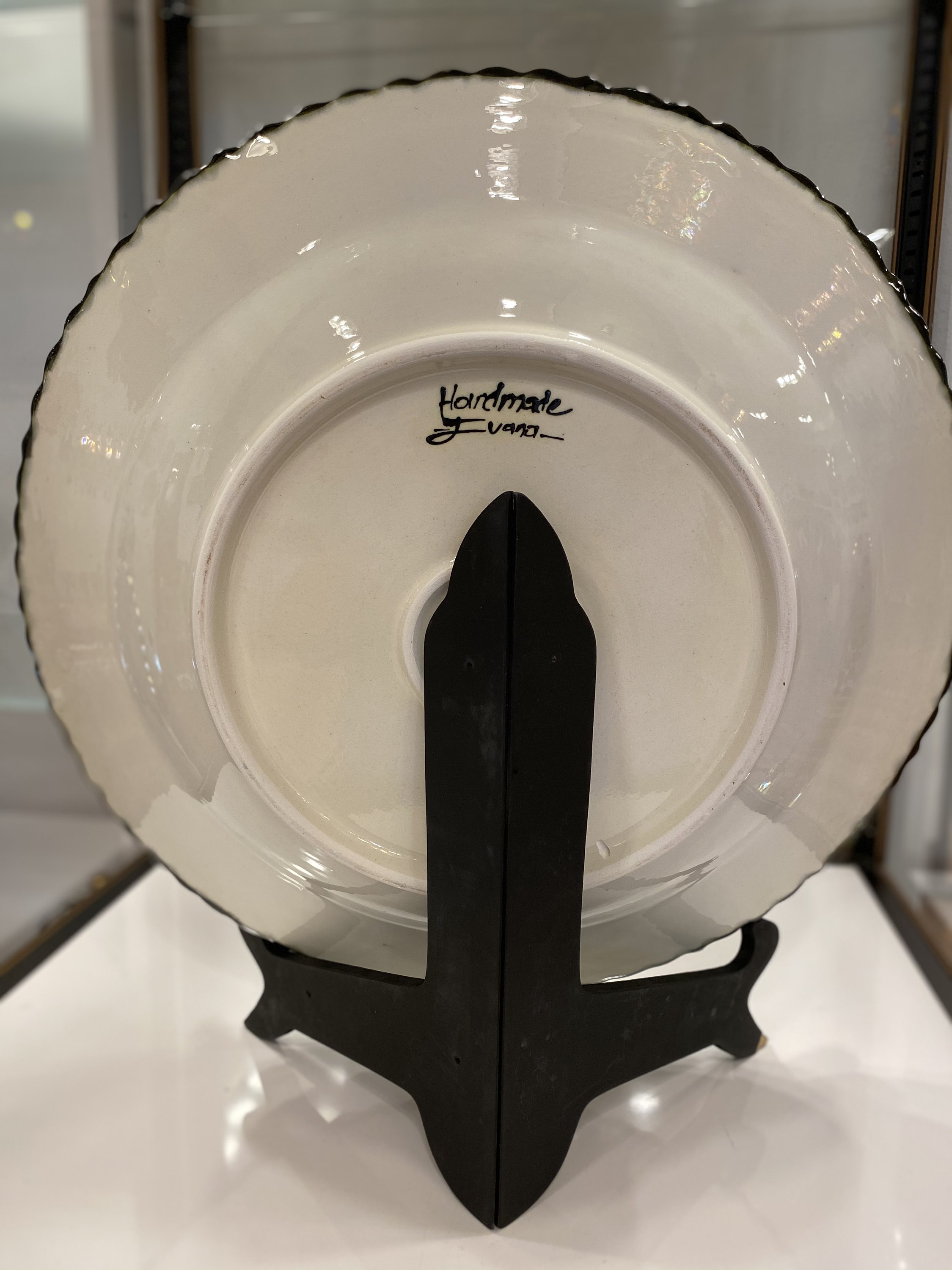 Hand Painted Ceramic Plate, 16inches Diameter, Special Collection, Gift ...