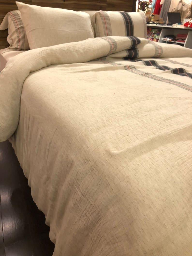 Pandora Bedding Set, Duvet Cover, Softened and Washed Linen Quilt Cover ...