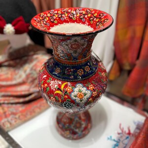 Big Size Red Color Turkish Ceramic Vase Handmade, Christmas Gift - Etsy
