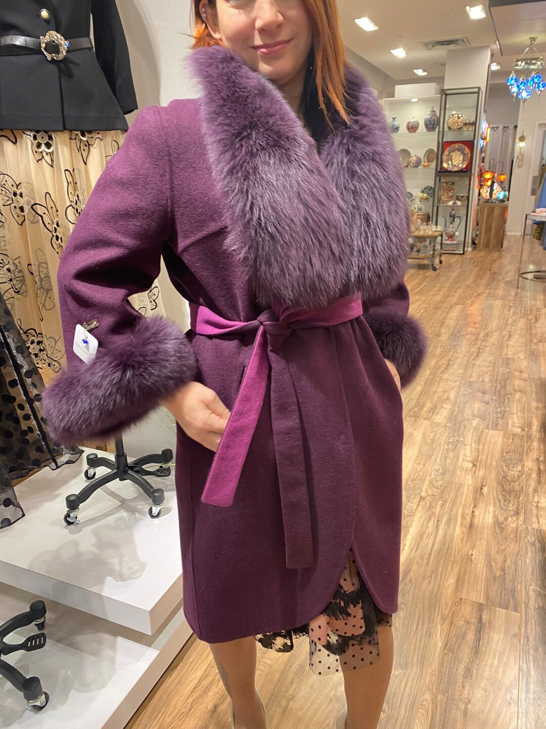 Fancy Alpaca&fox Coat Long, ,gift for Her/ - Etsy