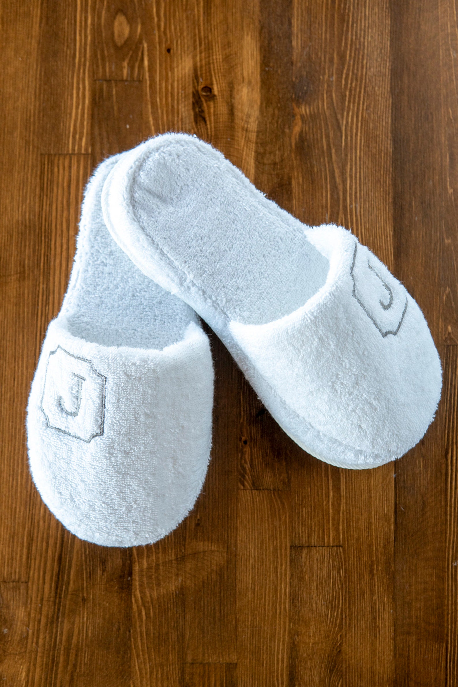 Monogrammed Unisex Terry Cloth Slippers, Turkish Cotton Terry Unisex ...