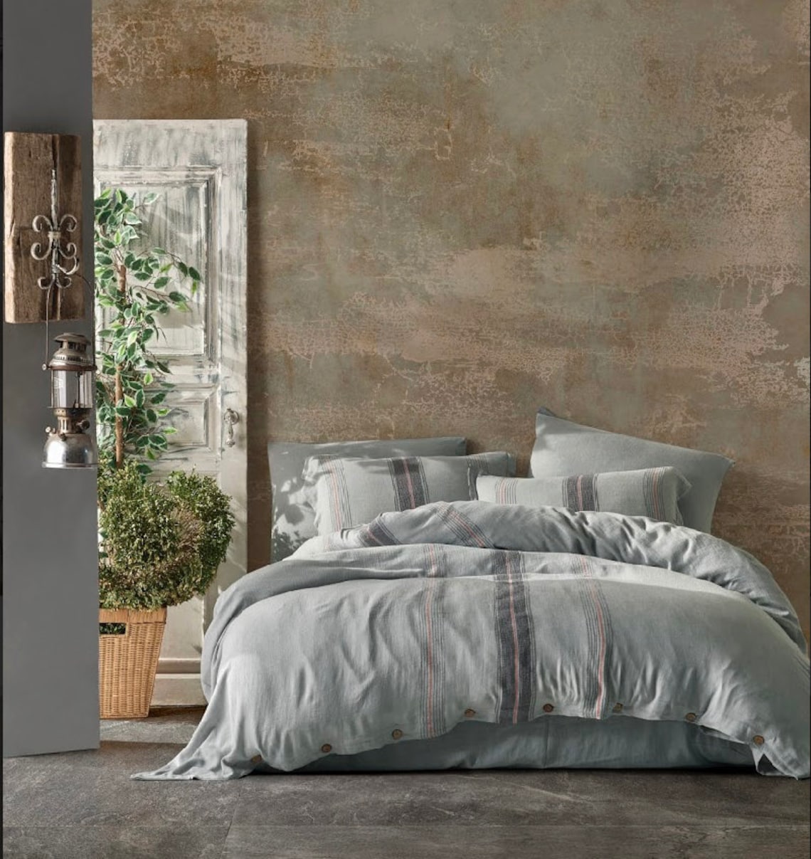 4 Pieces Natural Linen Sheet Set Beige Linen Bedding Linen - Etsy Canada