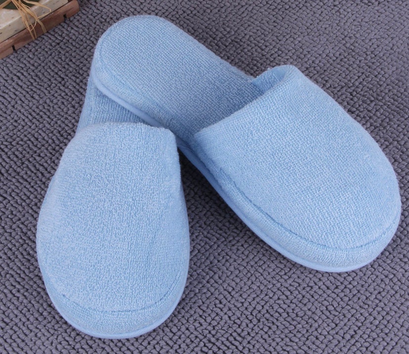 Turkish Cotton Terry Cloth Towel Slippers, Spa Slippers, Lounging Terry ...