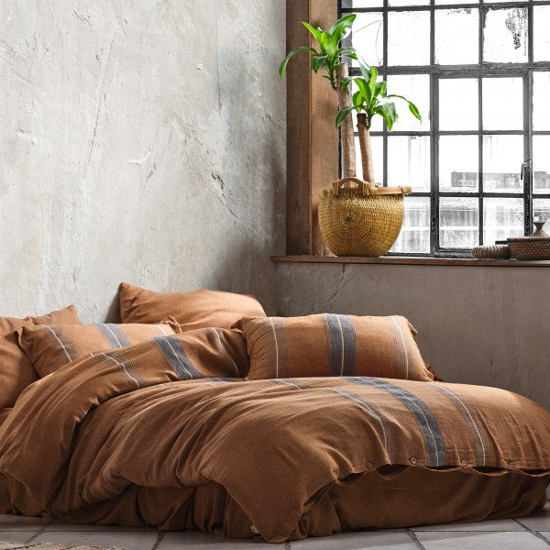 Pandora Bedding Set, Duvet Cover, Softened and Washed Linen Quilt Cover ...