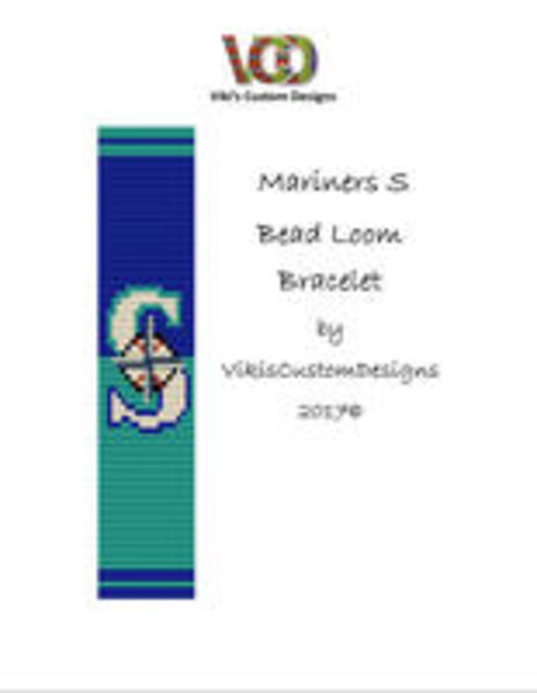 Mariners S Bead Loom Bracelet Pattern by Vikiscustomdesigns - Etsy