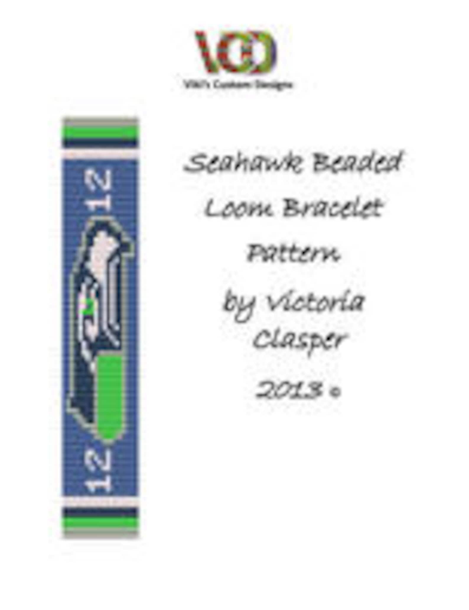 Original Seahawks Bead Loom Pattern by Viki Clasper - Etsy