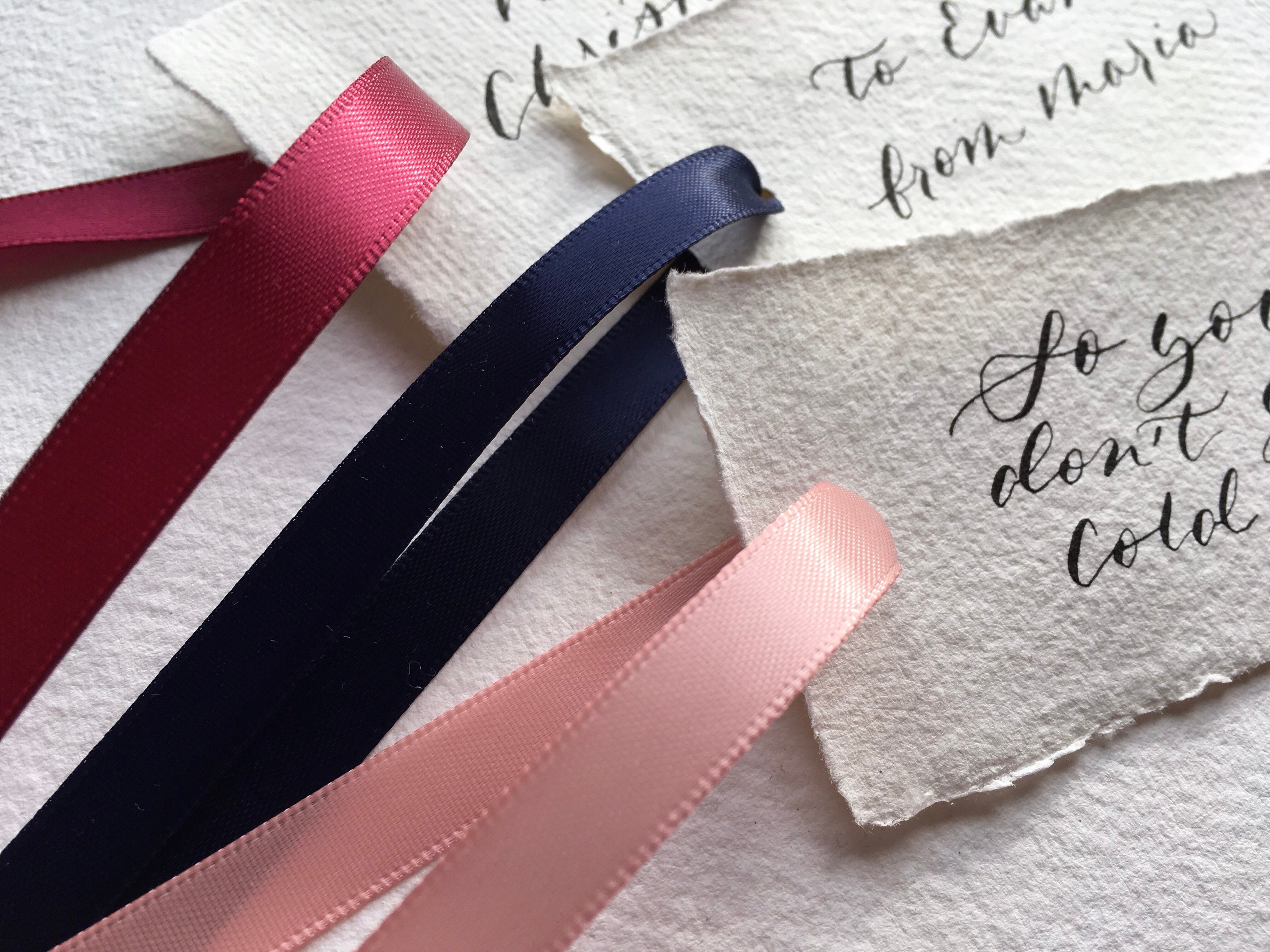 Custom Gift Tag With Custom Ribbon Colour - Personalised Tags on ...
